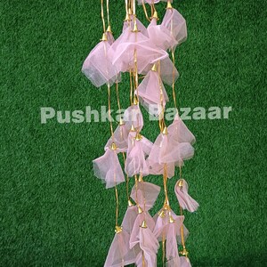 50 Strings of Net Fabric Tassel Indian Decoration Garden Backdrops ...
