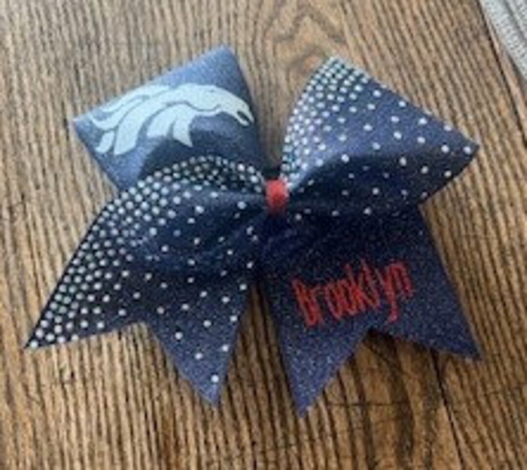 Cheer Bronco Bow - Etsy