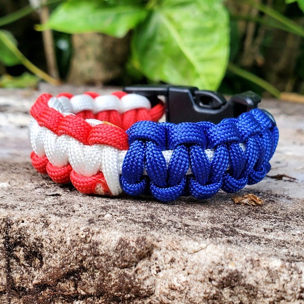 Paracord Bracelet American Flag - Etsy