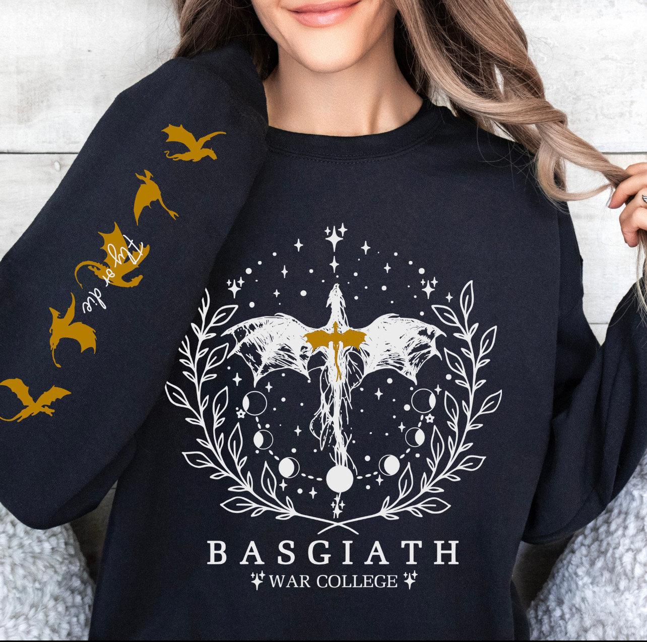 Fourth Wing Merch Basgiath College Sweater Fourth Wing Gift Booktok ...