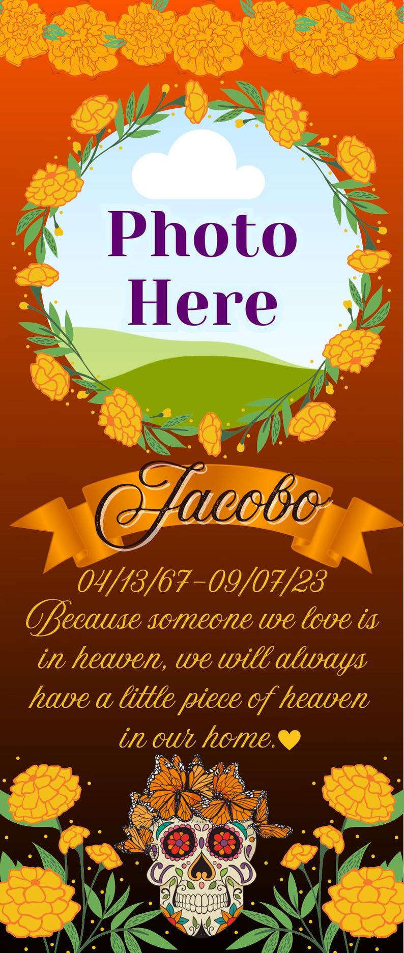 Diseño De Etiquetas Para Veladoras Ofrendas | Printable Dia De Los ...