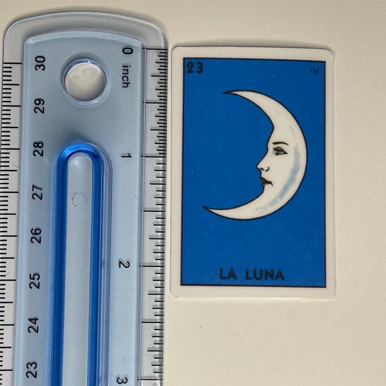 La Luna lotería Vinyl Laminated Sticker - Etsy