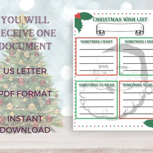 4 Gift Rule Christmas Wish List Thoughtful Christmas Grandparent Wish ...