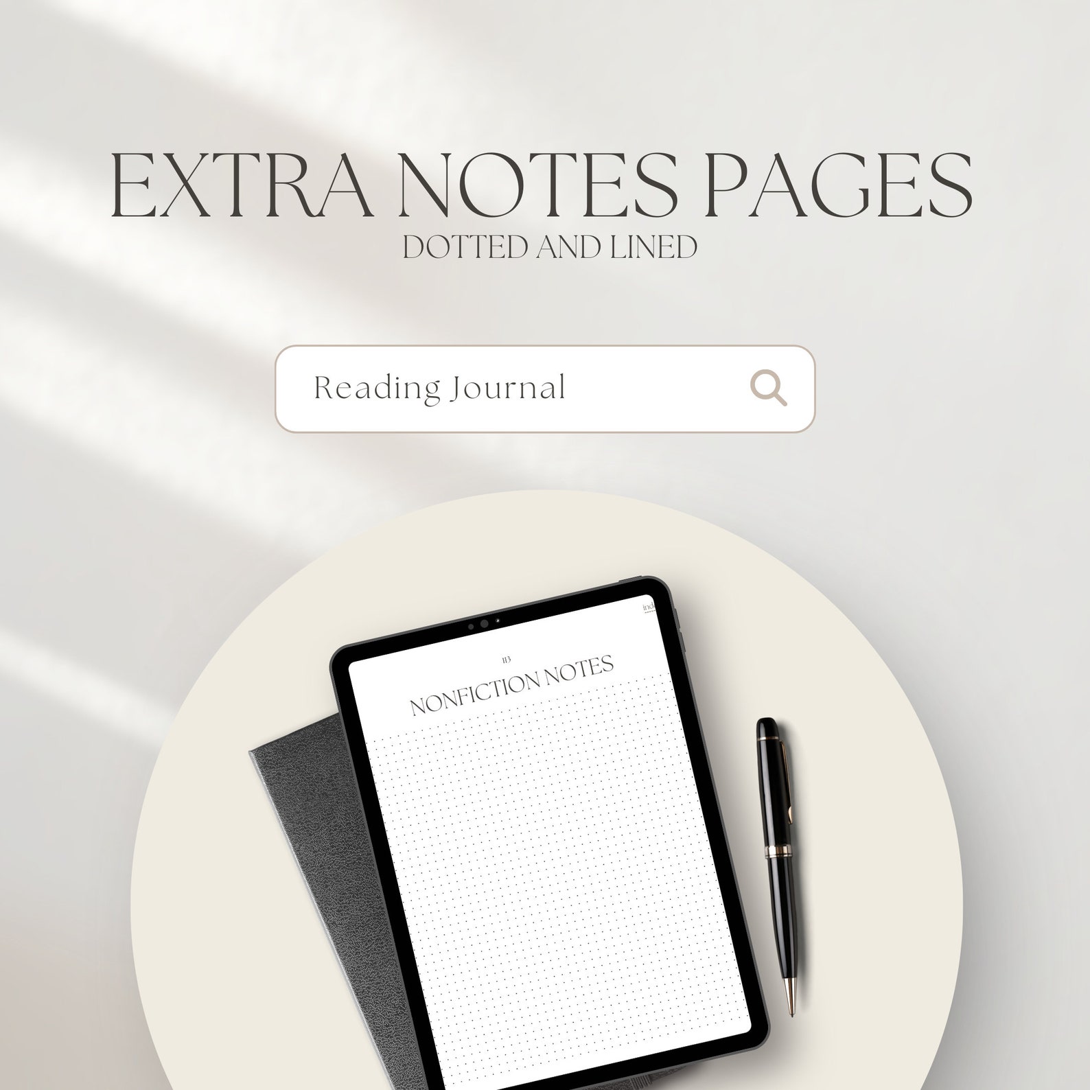 Digital Reading Journal, Reading Journal Digital, Reading Journal for ...