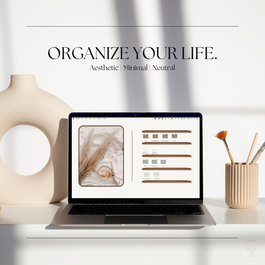 Desktop Wallpaper Organizer, Aesthetic Desktop Organizer, Desktop ...