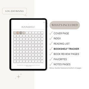 Digital Reading Journal, Reading Journal Digital, Reading Journal for ...