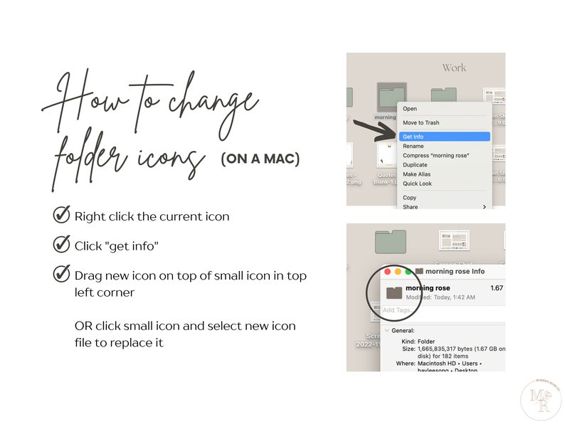 Desktop Wallpaper Organizer Aesthetic Desktop Organizer - Etsy