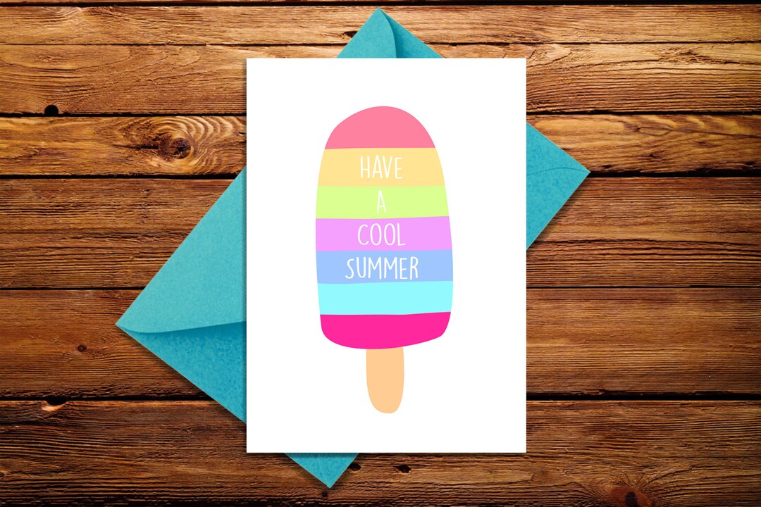 Have a Cool Summer Printable Card, Digital Card, Summer Card, Printable ...