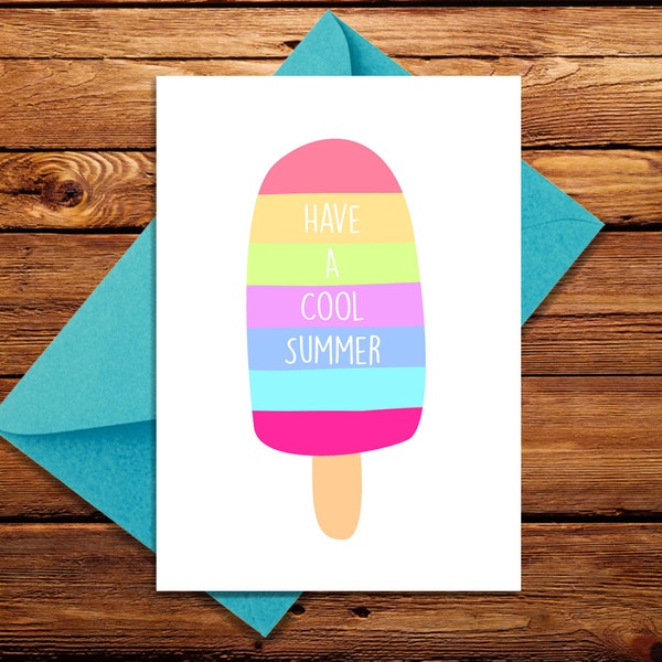 Summer Card - Etsy