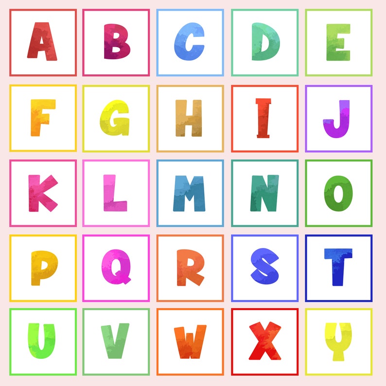 Classroom Printable, Alphabet Letters, Homeschool Learning, Alphabet ...