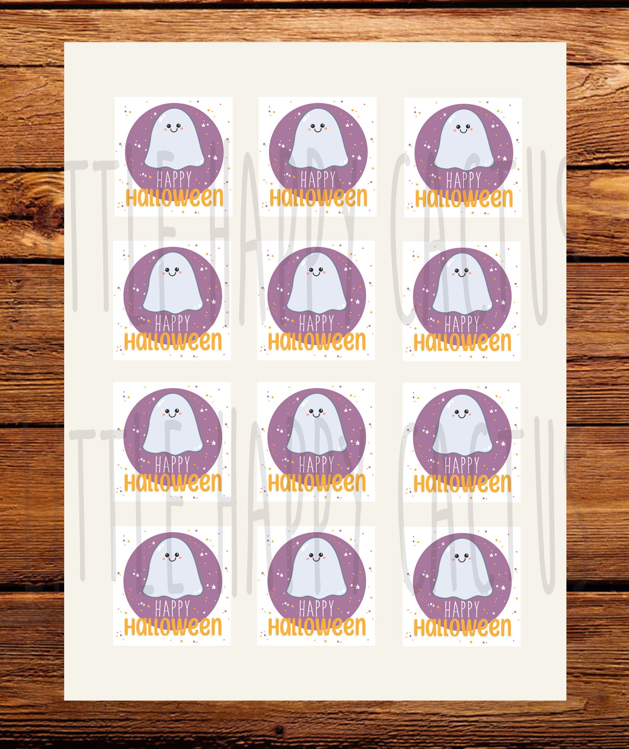 Printable Halloween Tag, Halloween Cookie Tag, Cookie Tag, Halloween ...