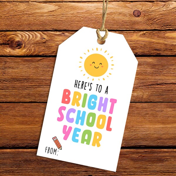 Back to School Gift Tags - Etsy