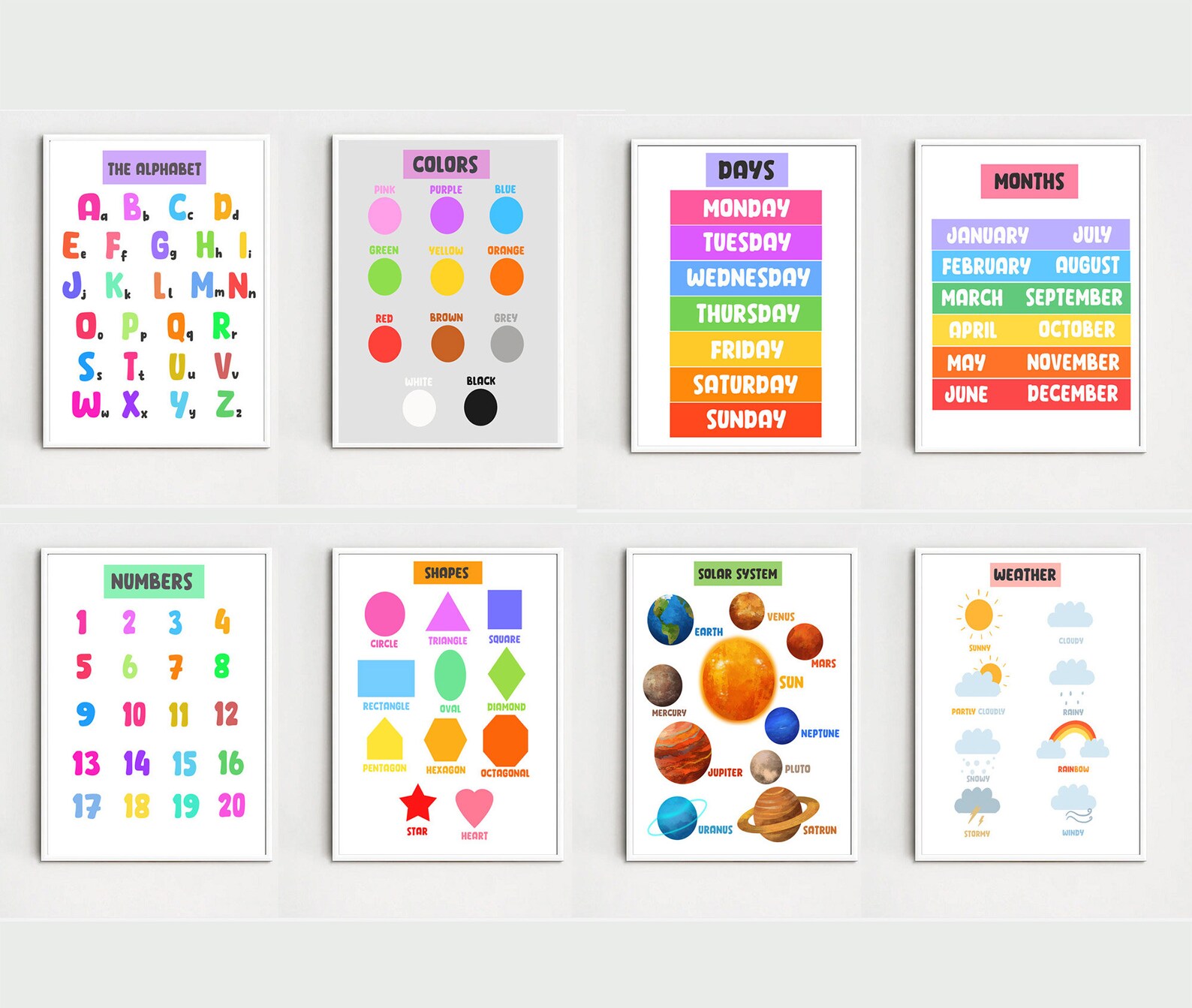 Educational Prints, Classroom Decor, Classroom Printable, Preschool ...