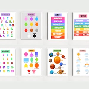 Educational Prints, Classroom Decor, Classroom Printable, Preschool ...