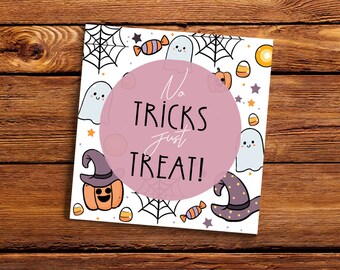 Printable Halloween Tag, Halloween Cookie Tag, Cookie Tag, Halloween ...