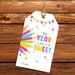 A Little Treat to Make the First Day Sweet Tag, Printable Tag, Back to ...