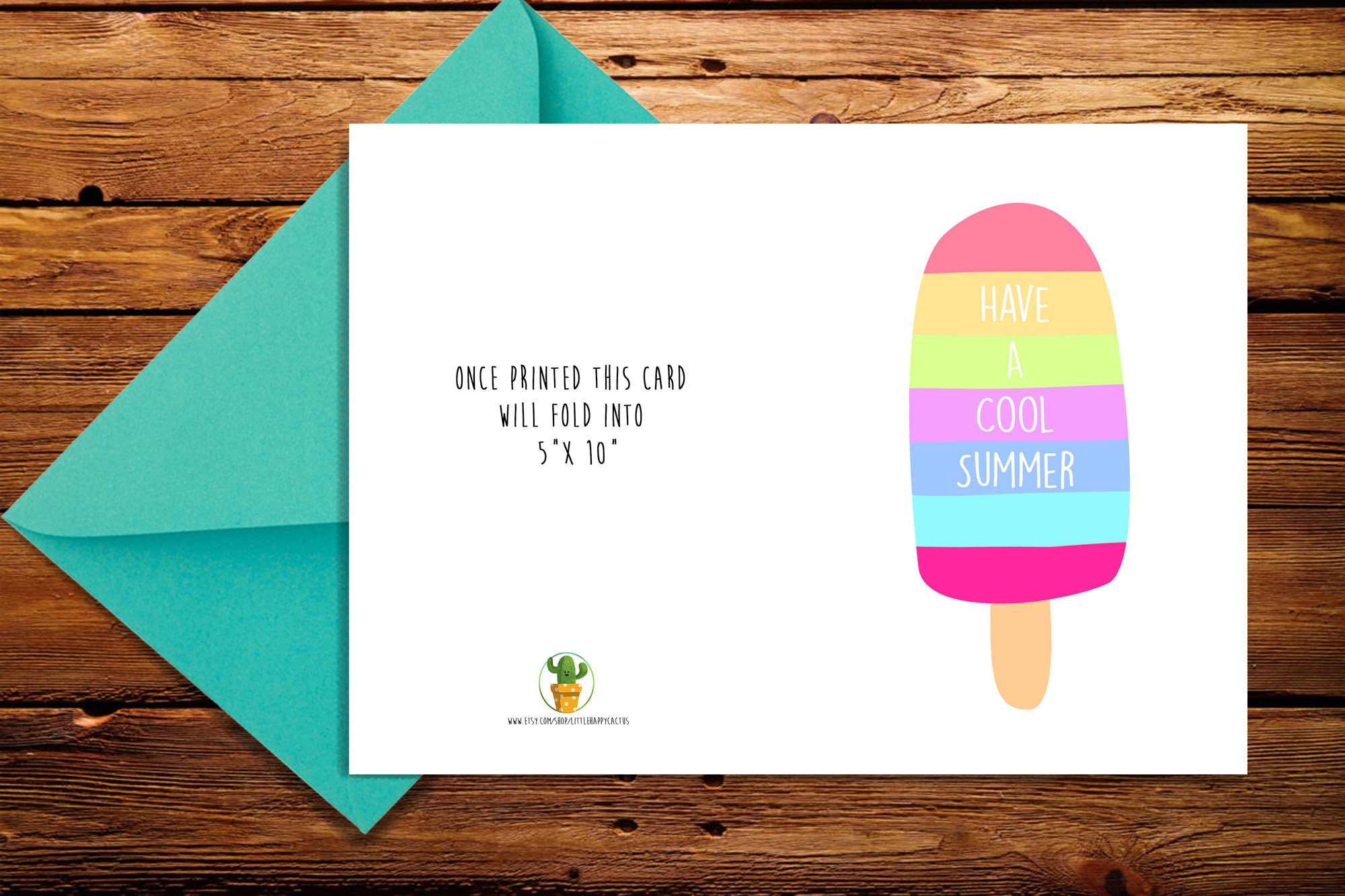 Have a Cool Summer Printable Card, Digital Card, Summer Card, Printable ...