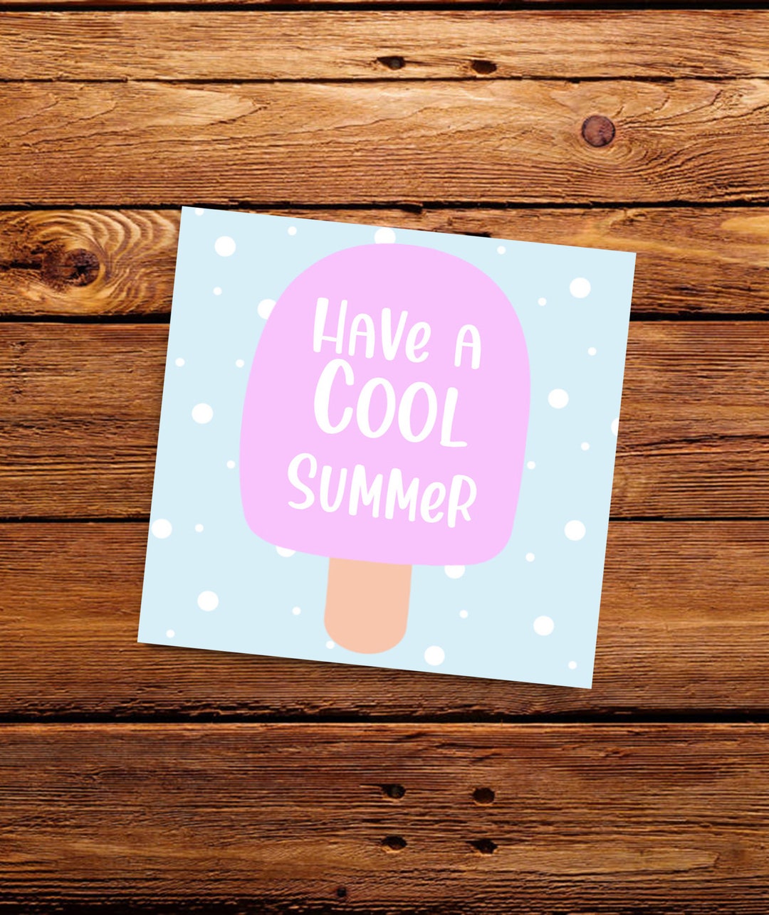 PRINTABLE Have a Cool Summer Tag, Summer Gift Tag, Printable Tag ...