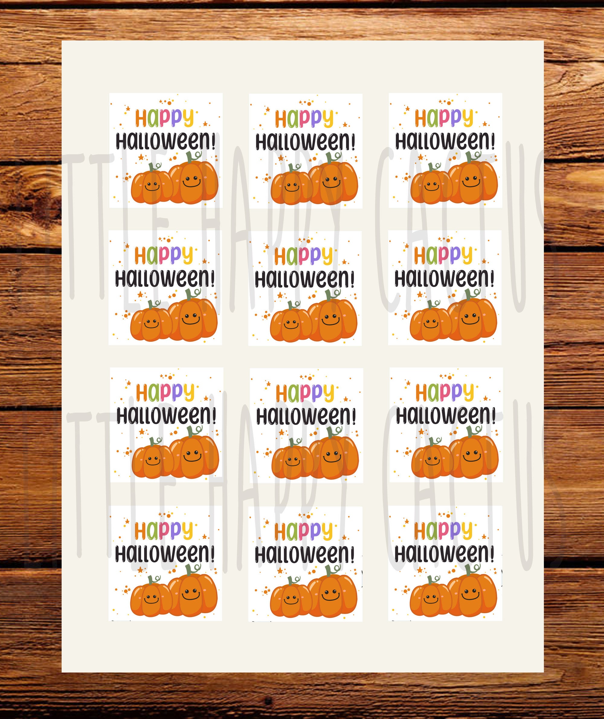 Printable Halloween Tag Halloween Cookie Tag Cookie Tag - Etsy