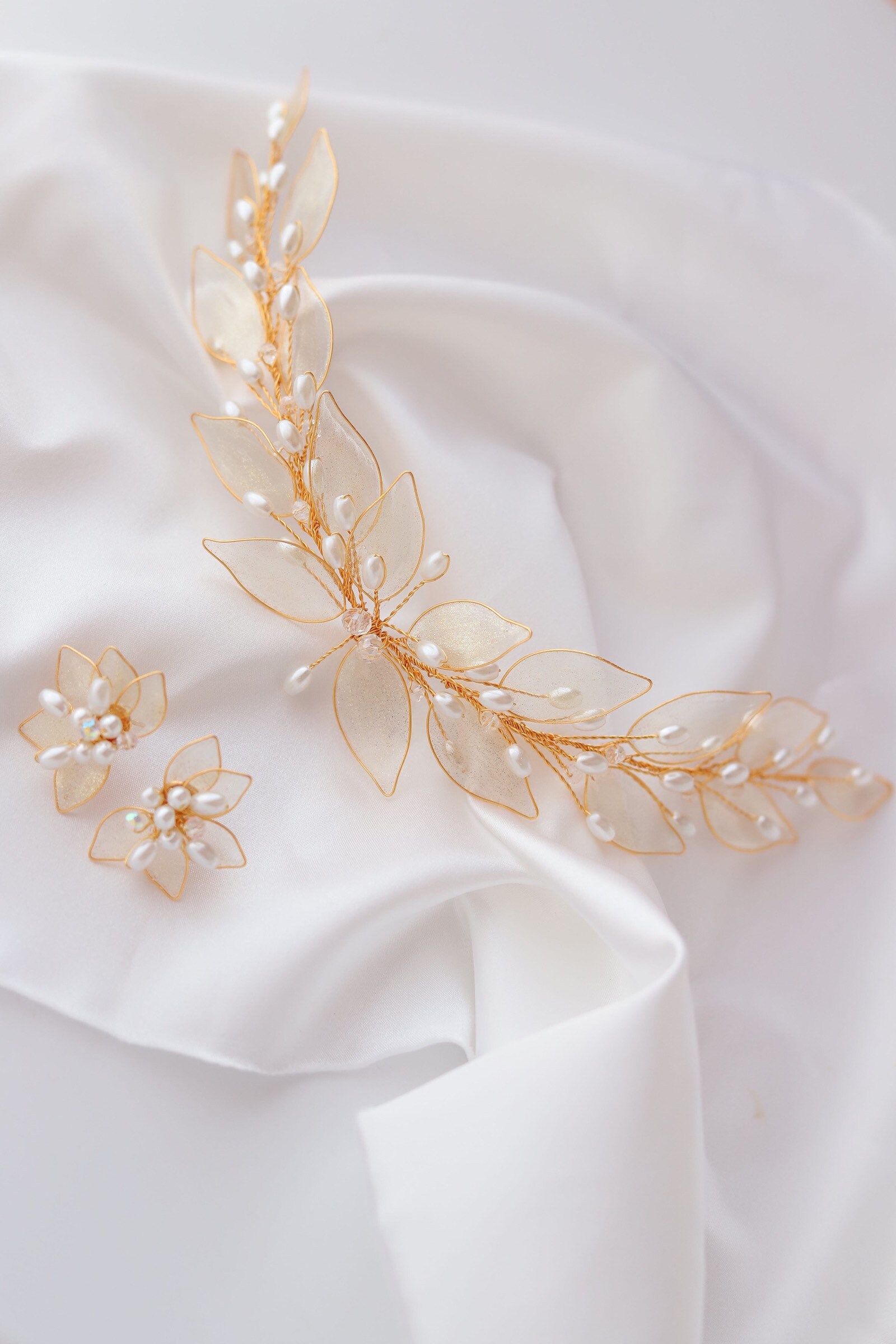 Gold Hair Vine Bridal Hair Vine Gold Wedding Hair Vine - Etsy