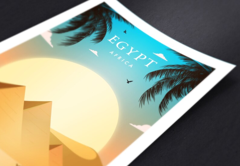 Egypt Print, Cairo Poster, Egypt Artwork Print, Egypt Travel Print ...