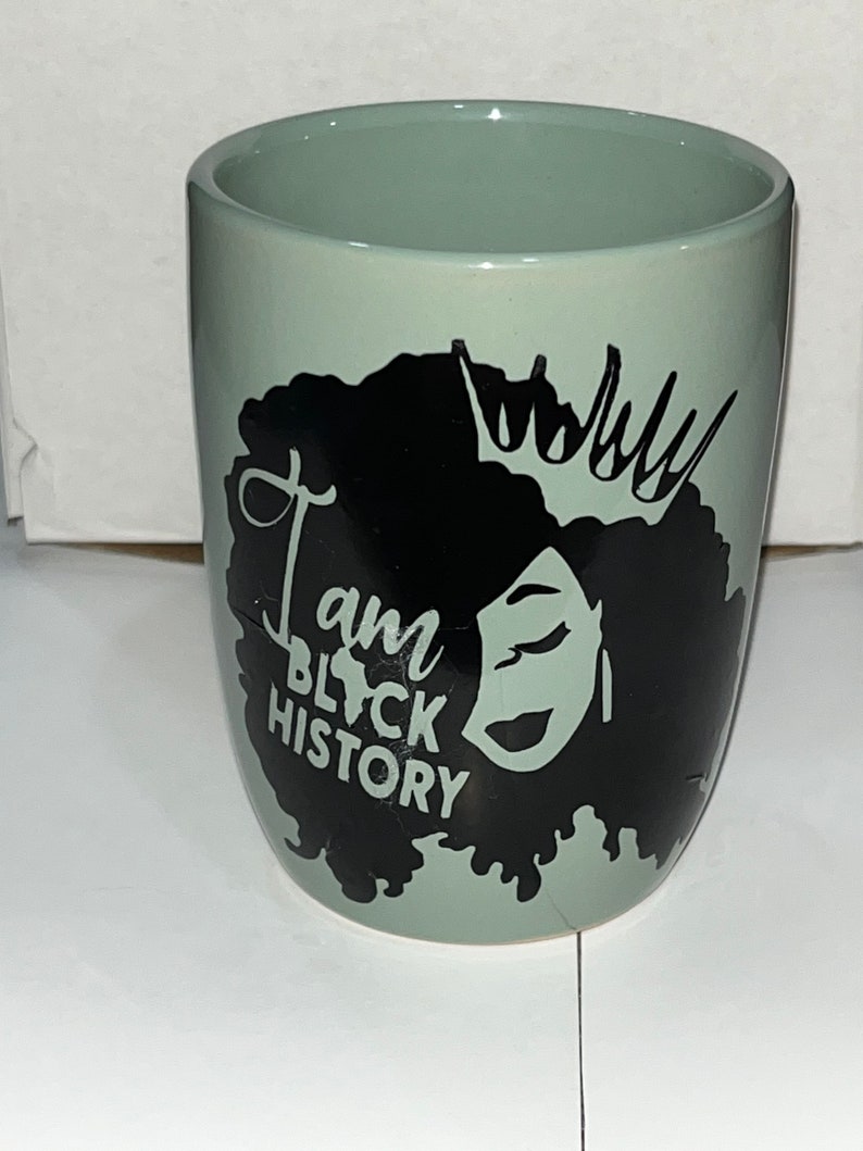 Black Girl Magic Afro African American Empowerment Ceramic Coffee Mugs ...
