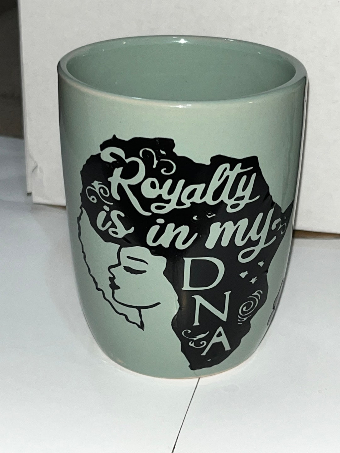 Black Girl Magic Afro African American Empowerment Ceramic Coffee Mugs ...