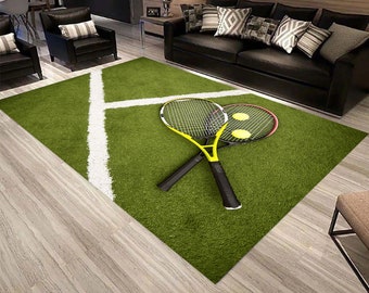 Tennis Ball Rug - Etsy