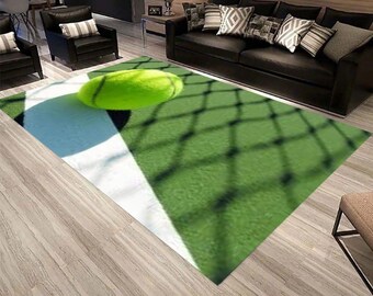 Tennis Ball Rug - Etsy