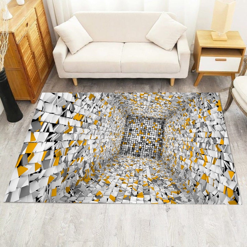Vortex Rug 3D Vortex Illusion Rectangular Version Vortex - Etsy