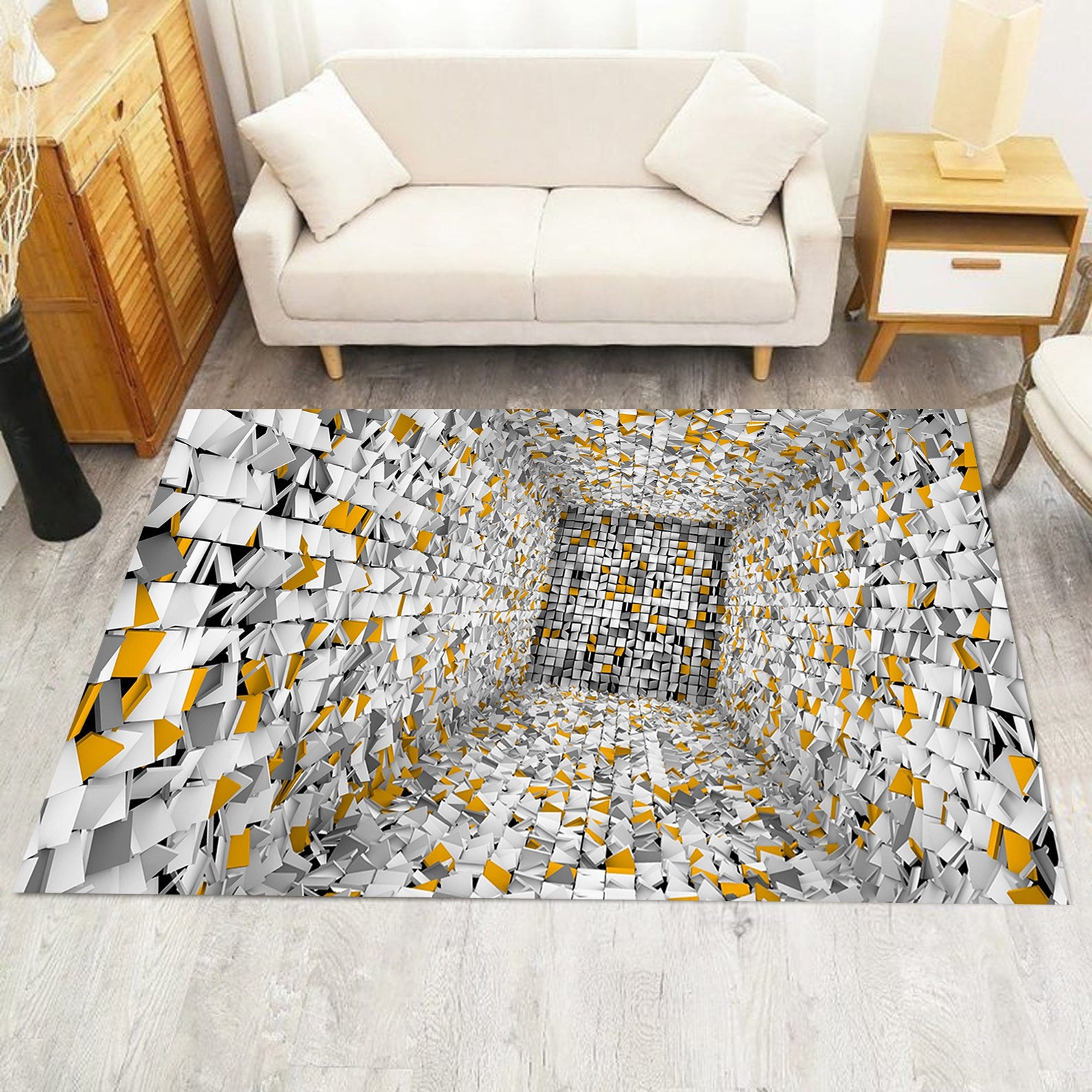Vortex Rug 3D Vortex Illusion Rectangular Version Vortex - Etsy