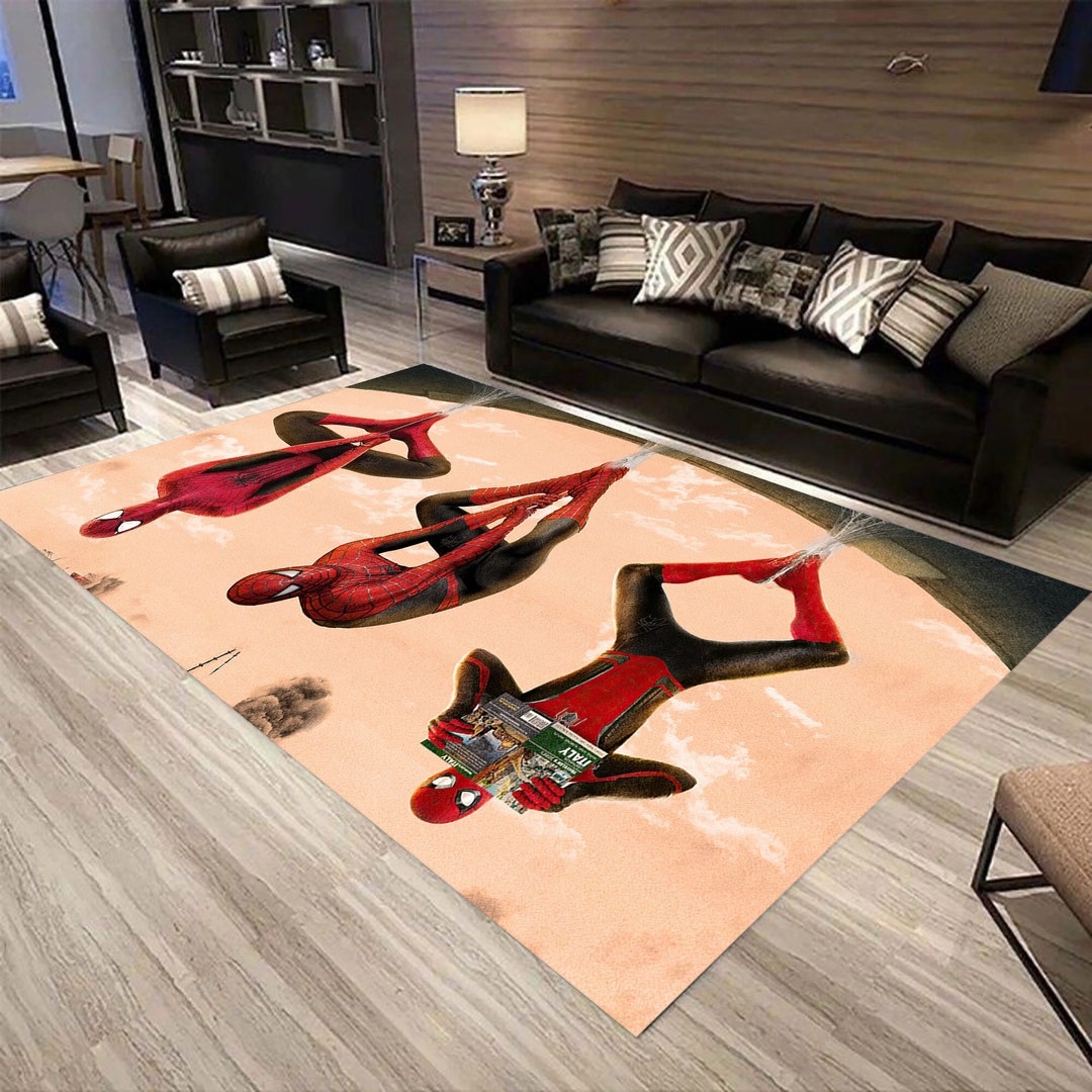 Spiderman, Spiderman Rug,kids Gift Rug,boys Room Rug,spiderman ...