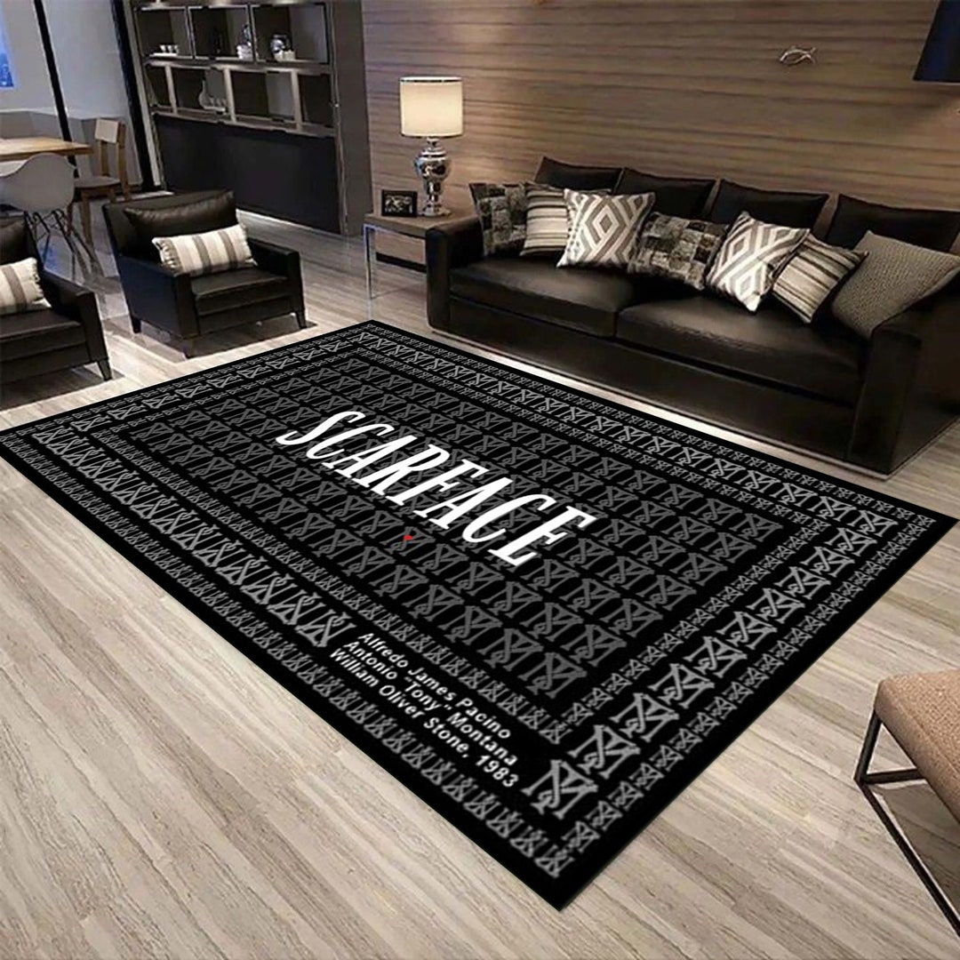 Rug Carpet Tony Montana Rugscarface Rug Scarface Carpet - Etsy