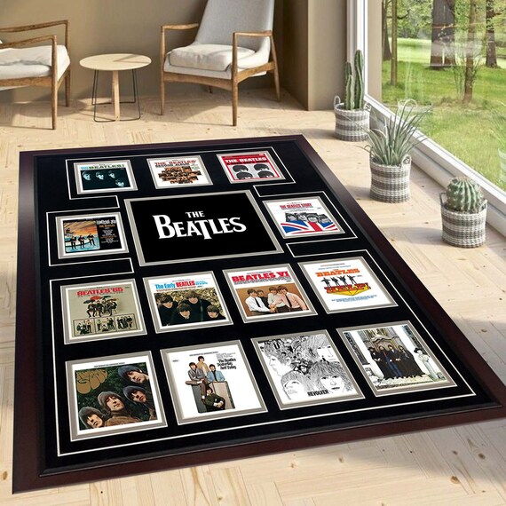 The Beatles Home Decoration Rug Beatles Rug Living Room - Etsy