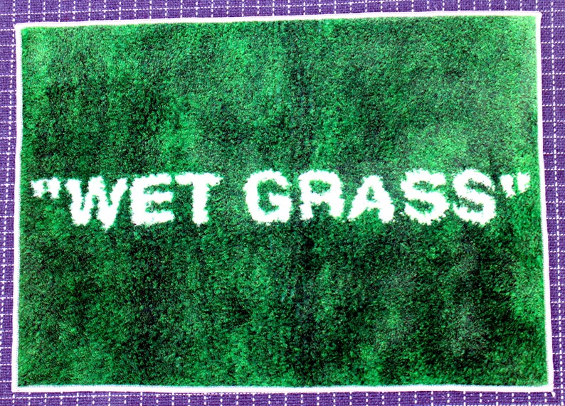 Wet Grass Patterned Carpet Living Room Carpet Gift for Him - Etsy