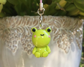 Clay Frog Keychain - Etsy