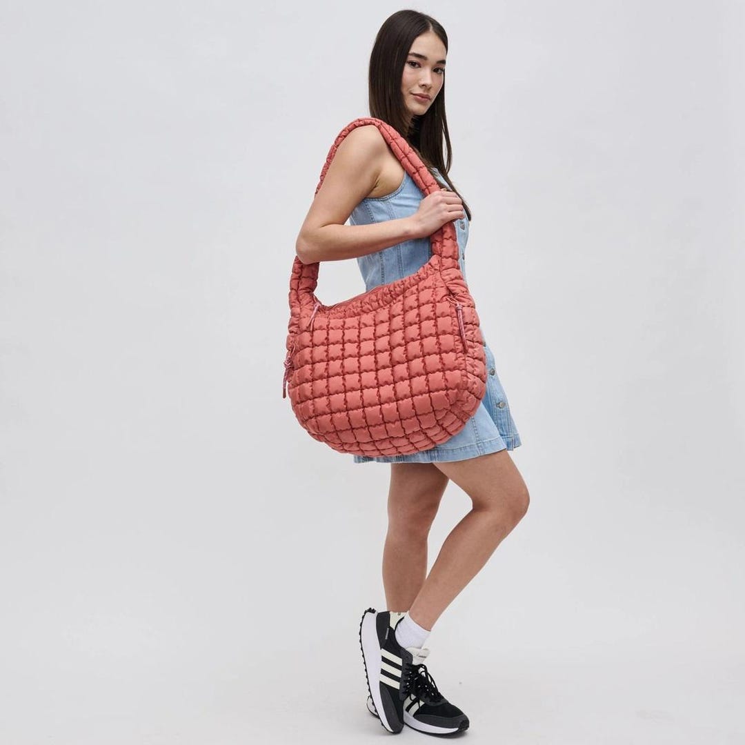 Free People Dupe*** Elevate Quilted Puffer Carryall ~ 3 Color Options ...