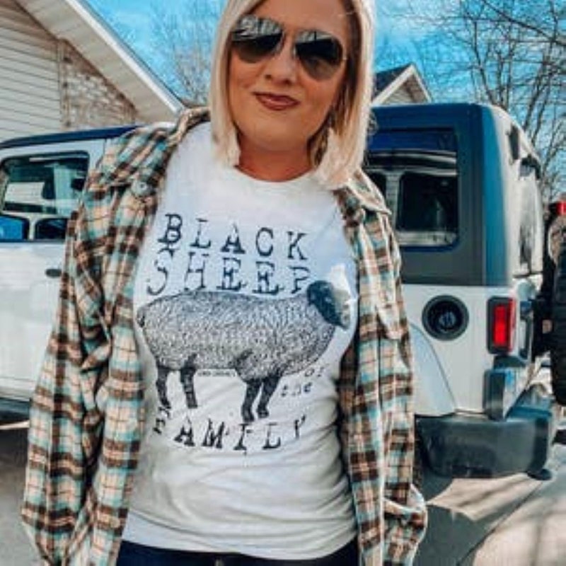 Black Sheep Tshirt - Etsy