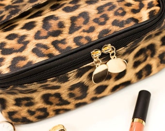 Leopard Makeup Case - Etsy