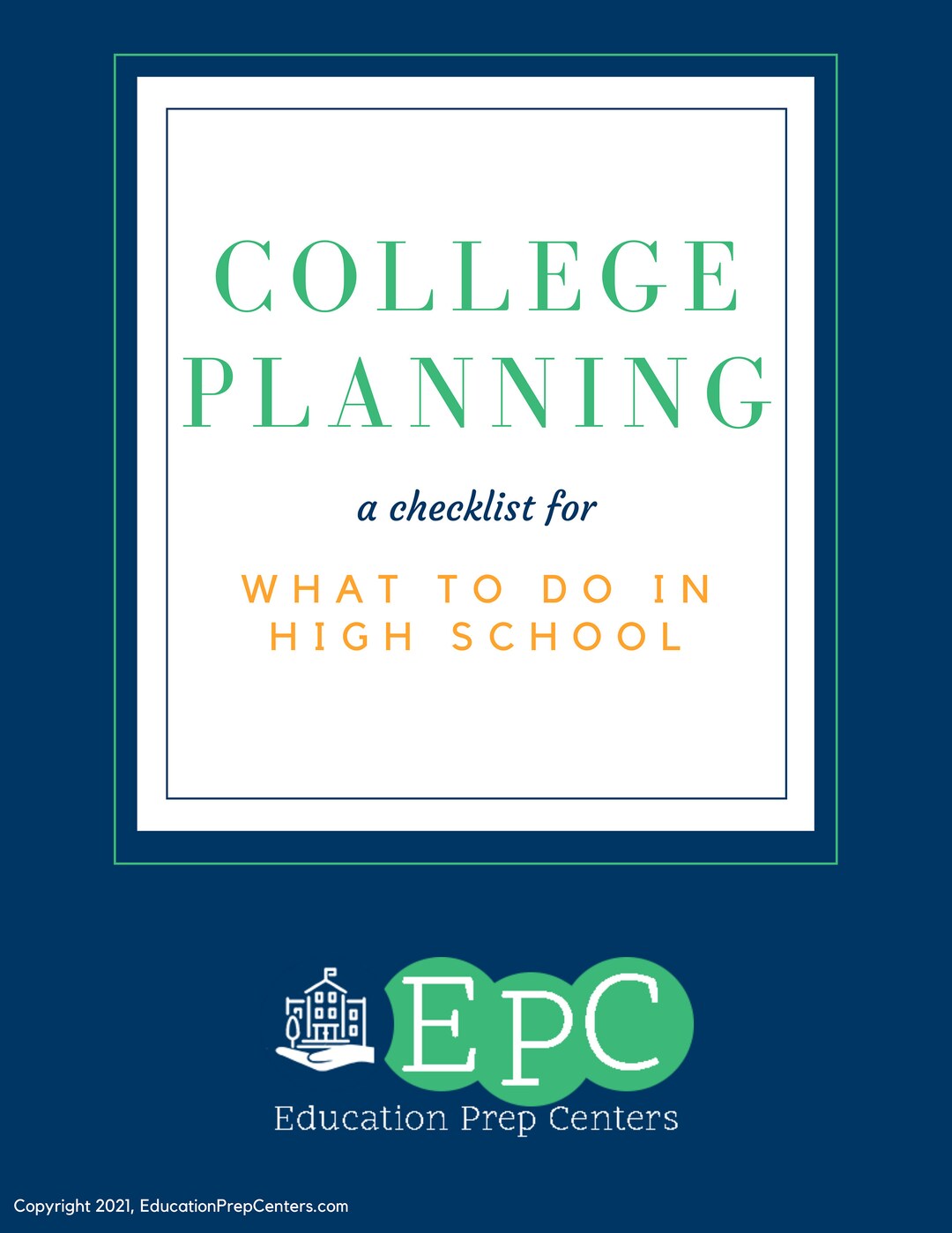 College Planning: A Checklist for What to Do in High School - Etsy