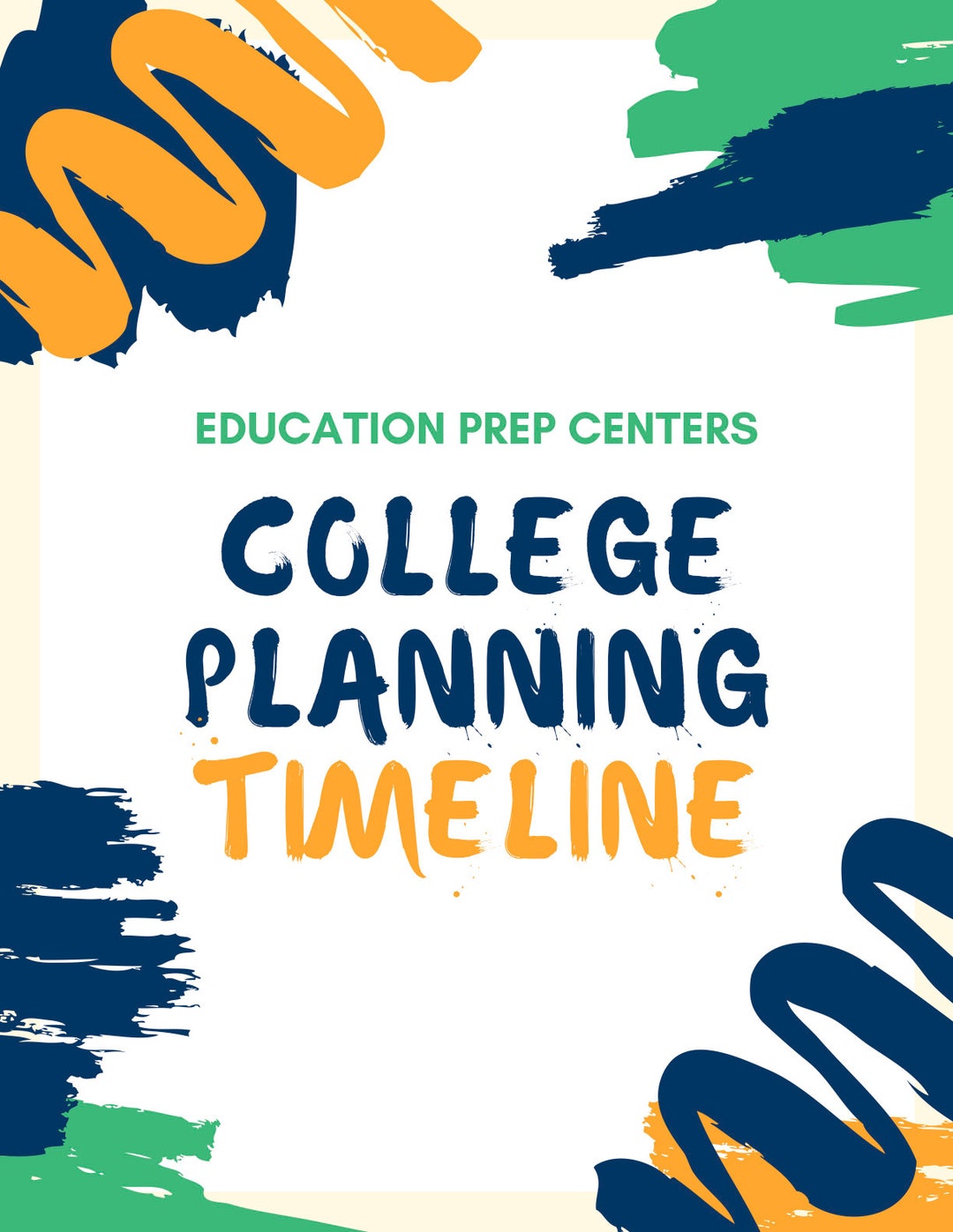College Planning Timeline - Etsy