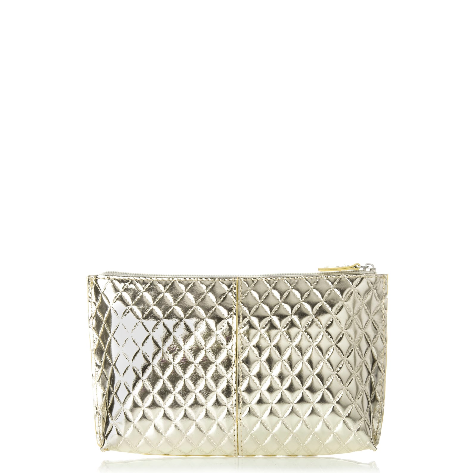 Silver makeup bag Cosmetic bag Women toiletry bag | Etsy