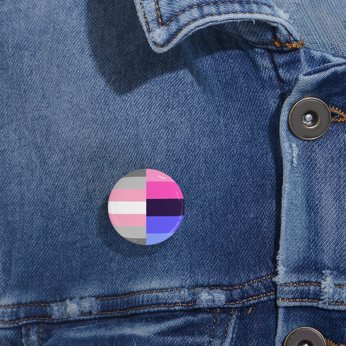 Omnisexual Demi-girl Pride Flag Pin - Etsy