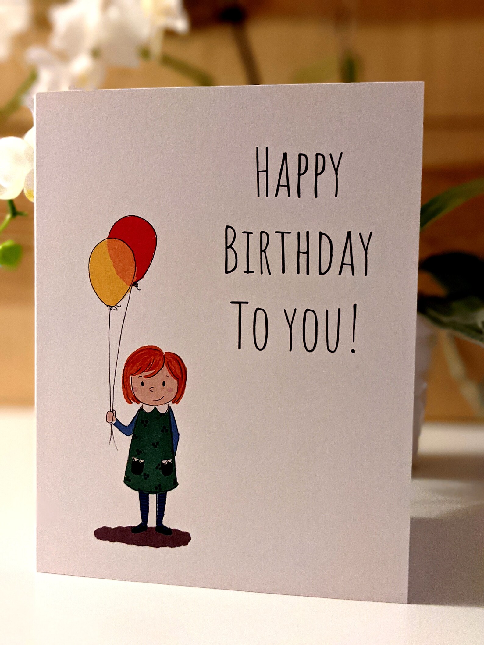 Birthday Girl Cards - Birthday Girl With Cake and Birthday Girl With ...