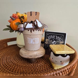 Smore Mini Pot/farmhouse Décor/tier Tray Decorations/smores/smore ...