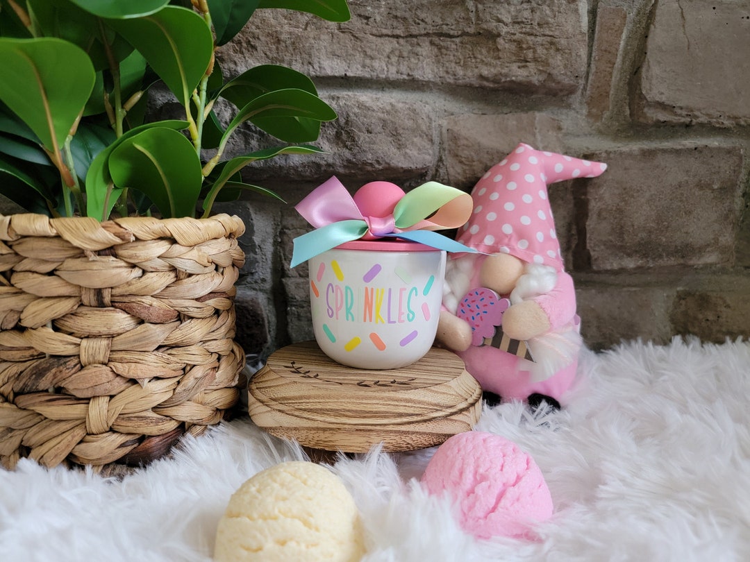 Mini Sprinkles Canister/ice Cream Canisters/tier Tray Décor/pastel Ice ...