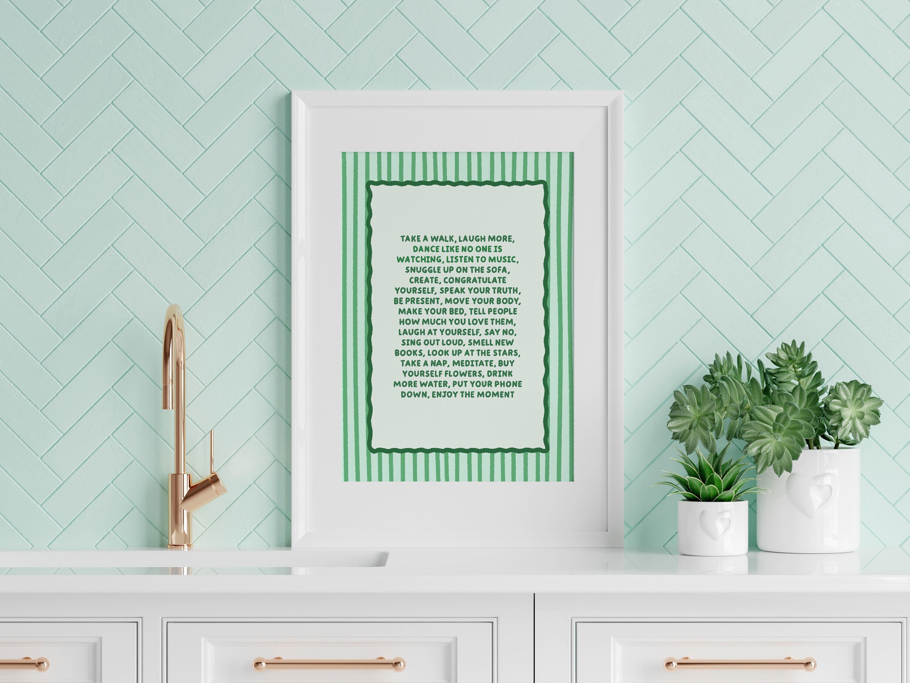 Happiness Quote Print - Positive List Print, Colourful Prints, Positive ...