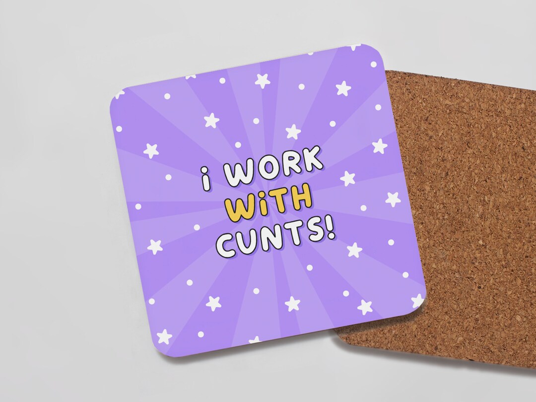 Rude Coaster Adult Humour Coaster, Funny Birthday Gift, Rude Birthday ...
