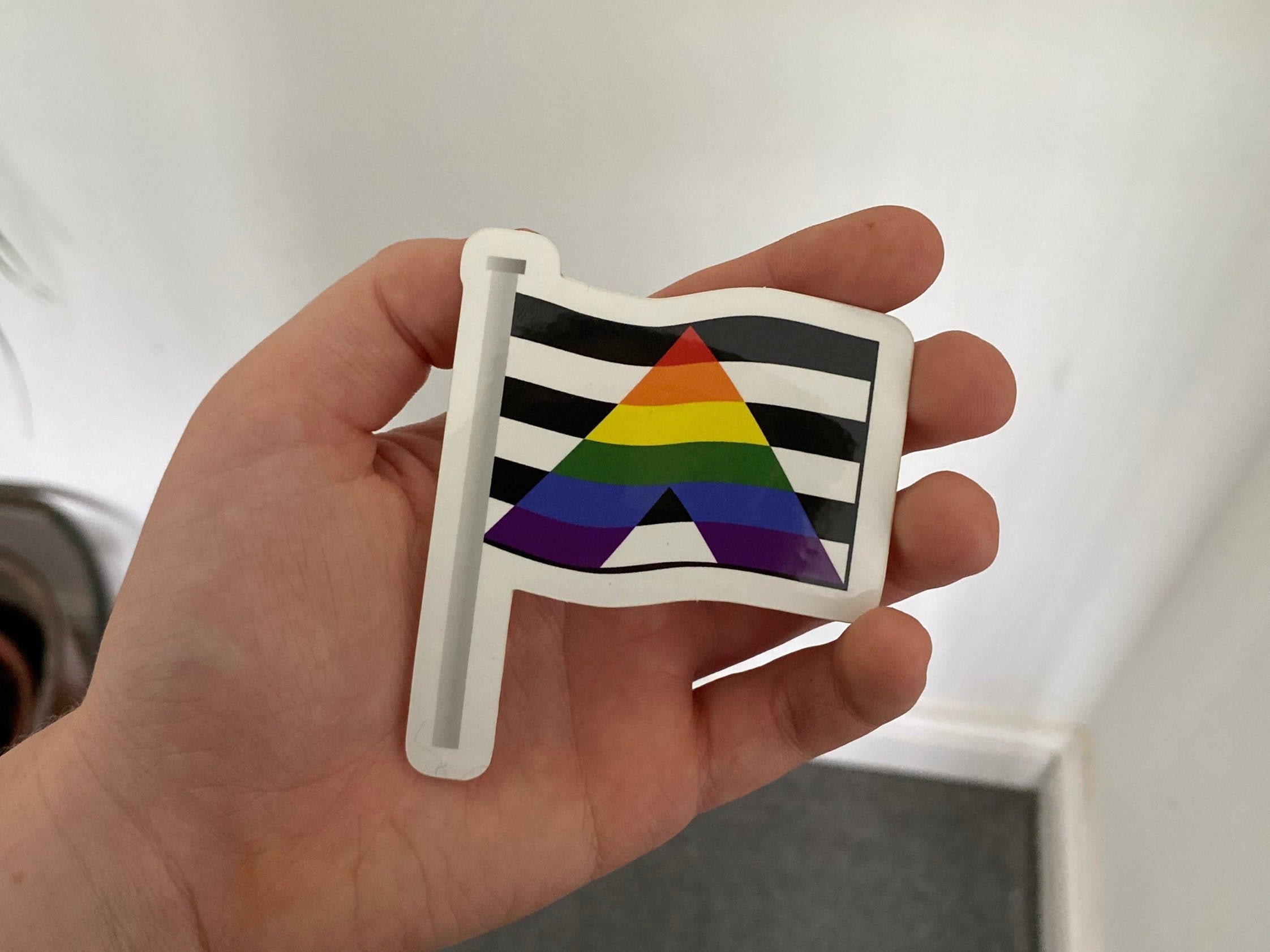 Lgbt Ally Sticker Lgbtq Stickers Pegatinas Queer Apoyo Lgbt Etsy España