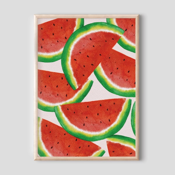 Watermelon Poster - Etsy